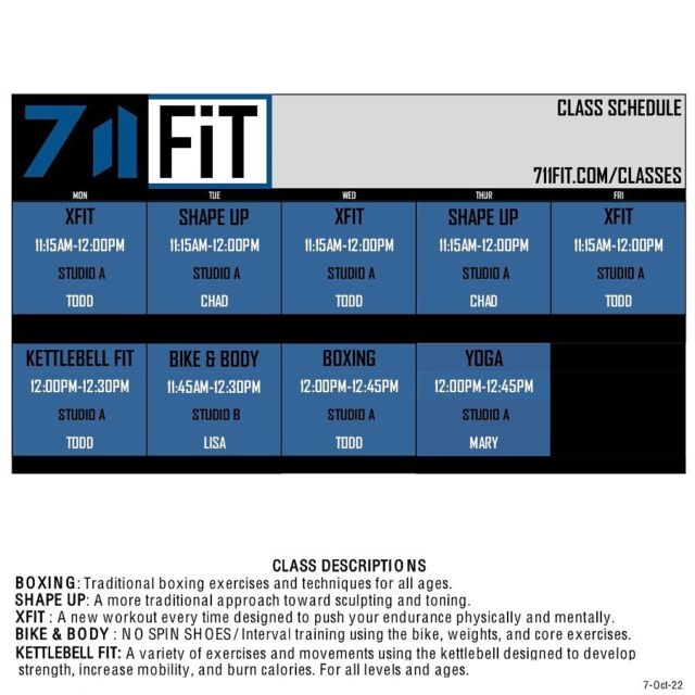 Membership - 711 Fit